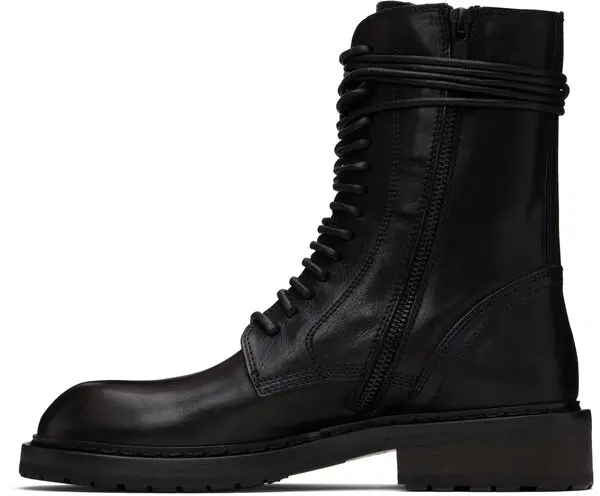 ANN DEMEULEMEESTER Danny Lace-up Ankle Boots
