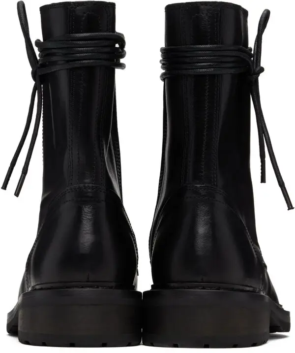 ANN DEMEULEMEESTER Danny Lace-up Ankle Boots