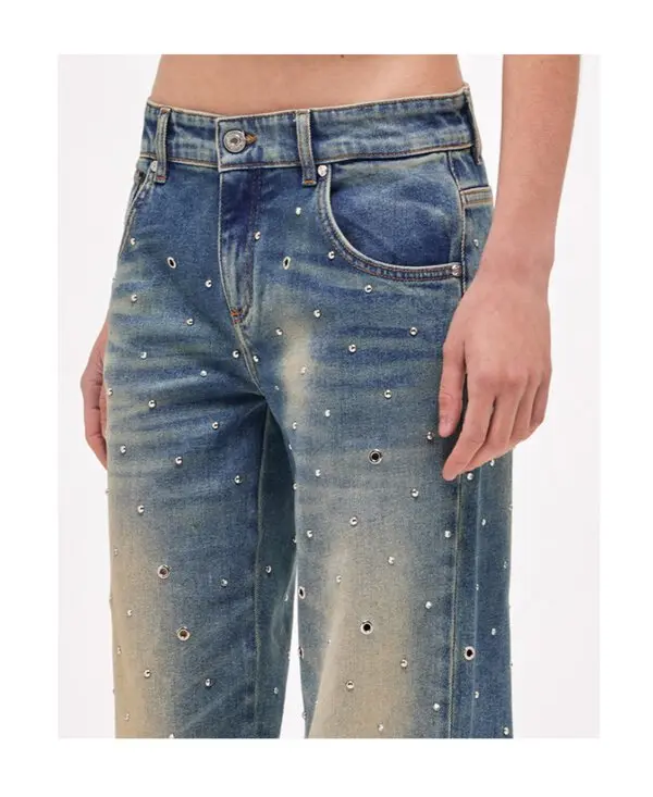 Blumarine Embellished Denim Jeans