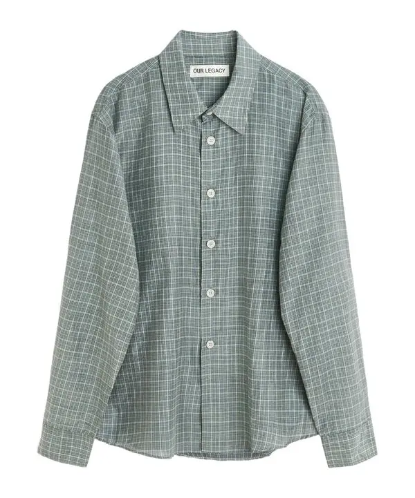 Our Legacy Beyond Check Shirt - Gray