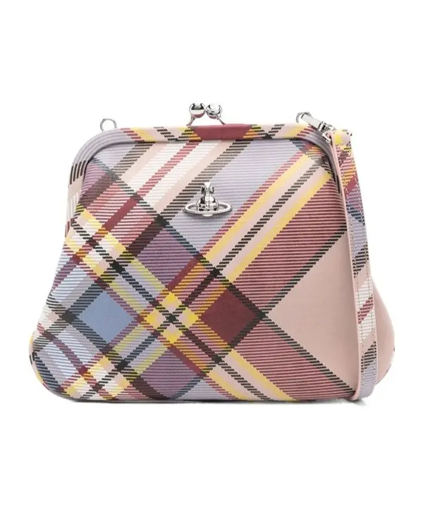 VIVIENNE WESTWOOD Orb Plaque Clutch Bag - Nude