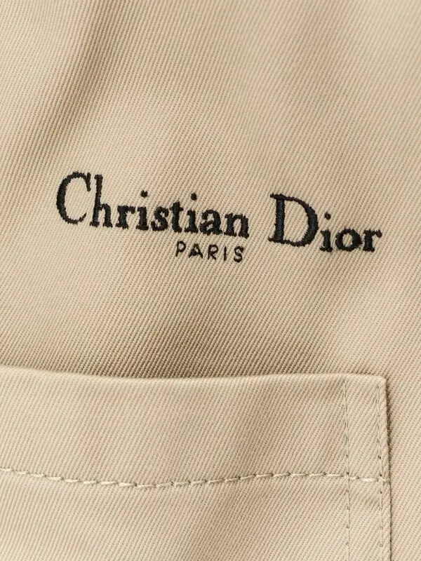 Dior Double Breasted Belted Fitted Jacket