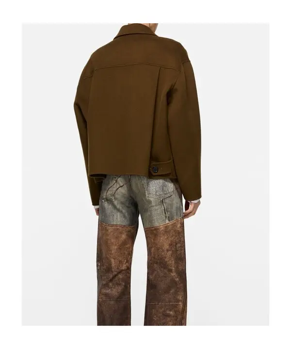 Acne Studios Zip-up Long Sleeved Jacket - Brown