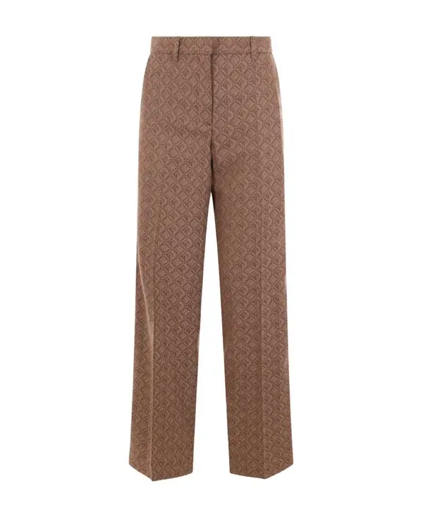 MARINE SERRE Moon Diamant Pattern Trousers