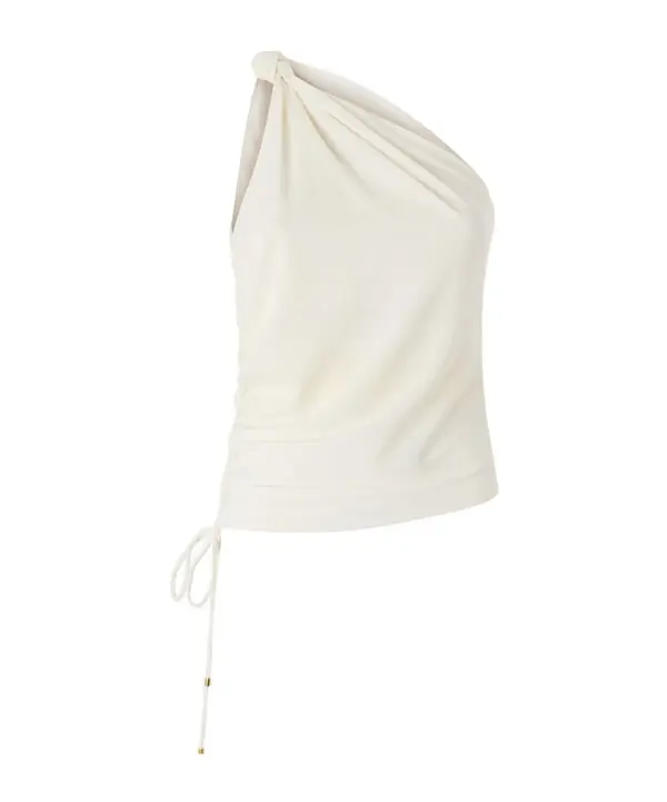 Pinko One-shoulder Knot Detail Top - No