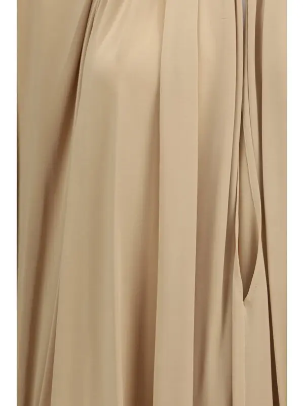 FERRAGAMO Long Sleeve Pleated Blouse With Slit Back - Blush Pink