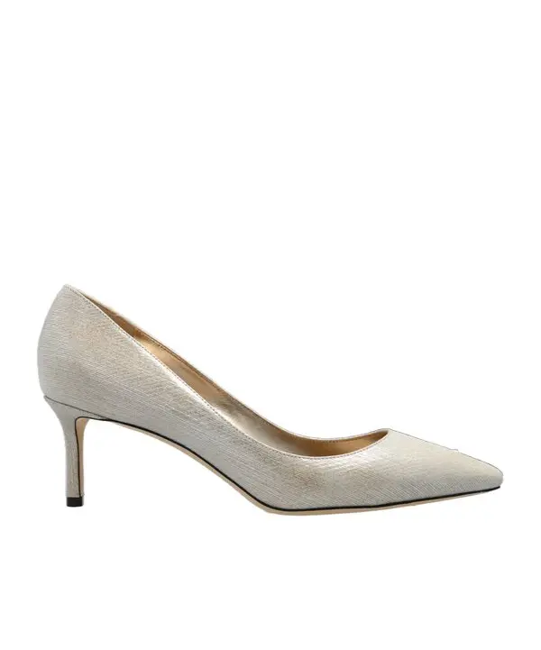 JIMMY CHOO Romy 60 Pointed Toe Pumps - Gray