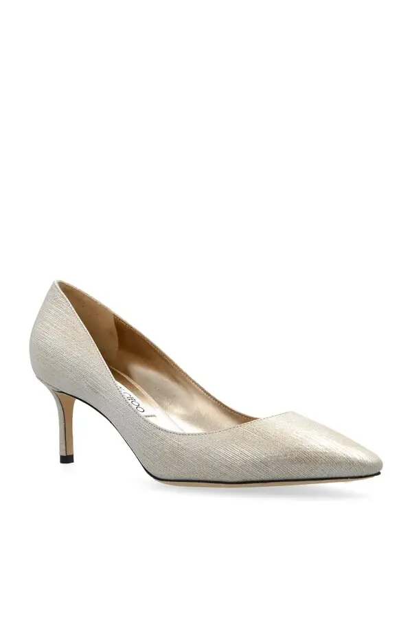 JIMMY CHOO Romy 60 Pointed Toe Pumps - Gray