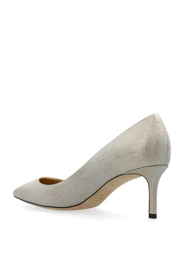 JIMMY CHOO Romy 60 Pointed Toe Pumps - Gray
