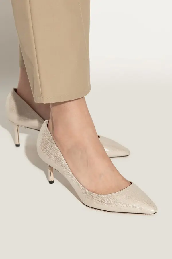 JIMMY CHOO Romy 60 Pointed Toe Pumps - Gray