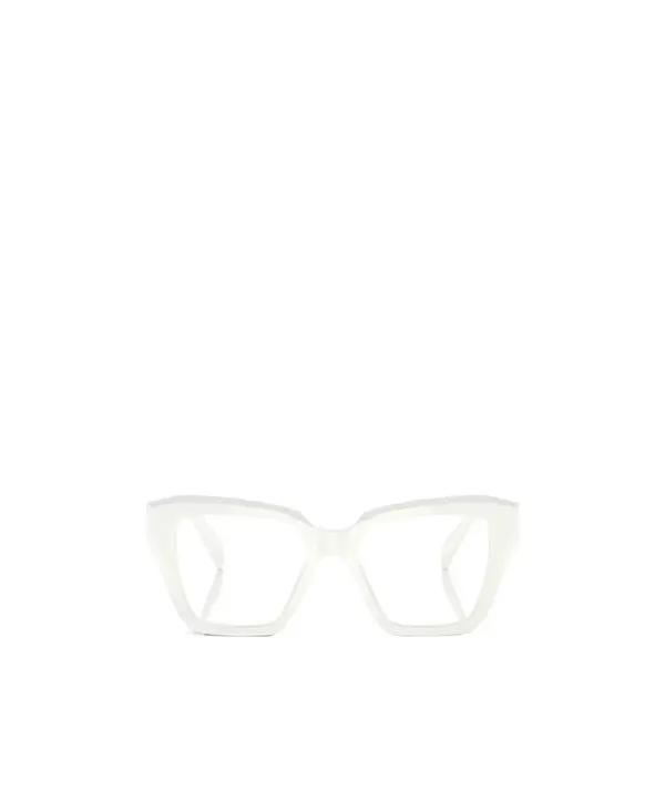 Prada Cat Eye Eyeglasses - White
