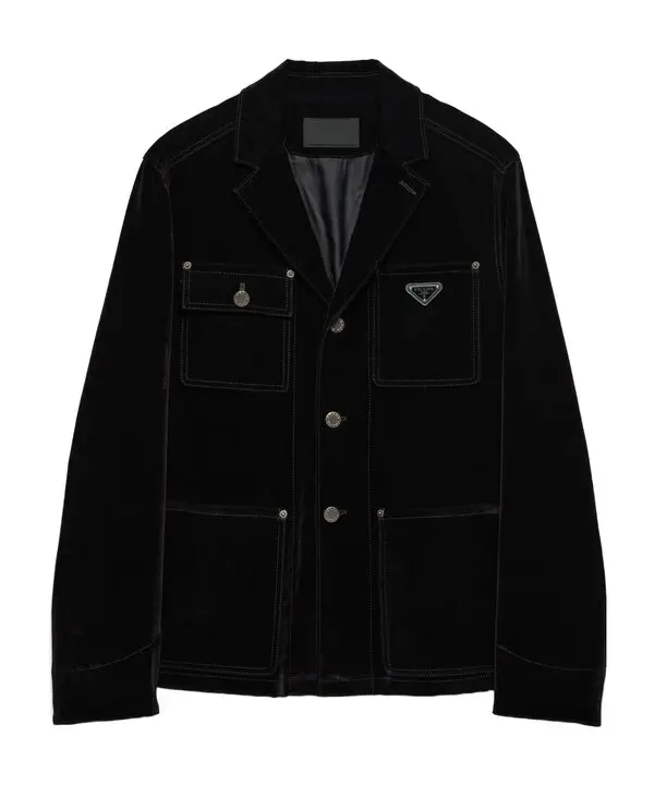 Prada Velvet Denim Blouson