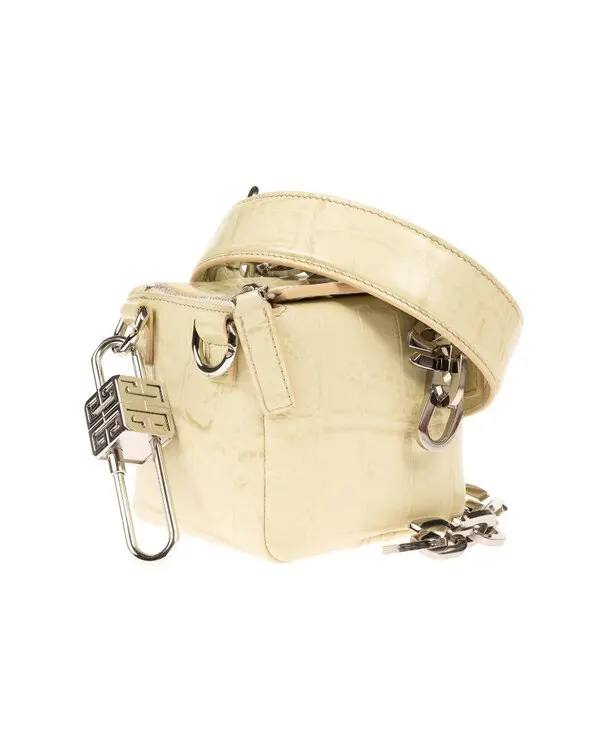 Givenchy Pandora Cube Embossed Chain Cross Body Bag