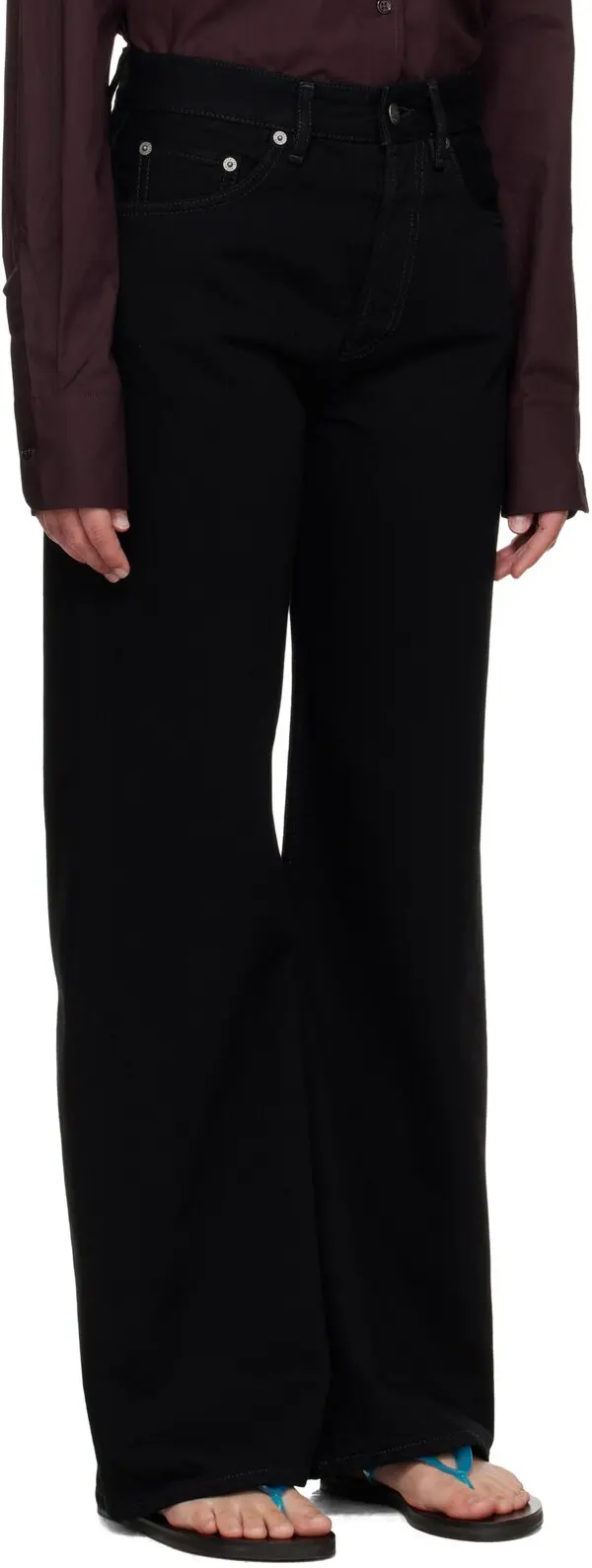 Acne Studios Wide-leg Straight Jeans