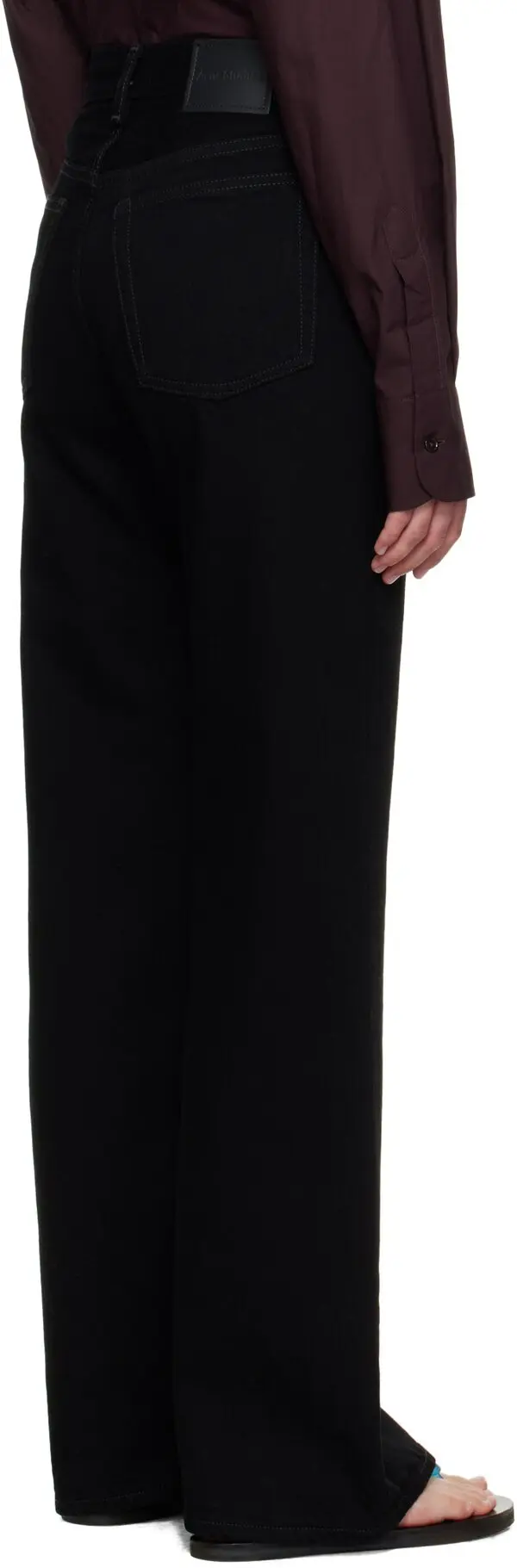 Acne Studios Wide-leg Straight Jeans