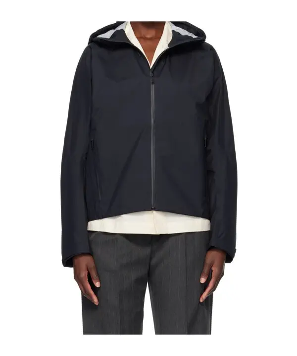 Canada Goose Horizon Zip-up Hooded Windbreaker - Black