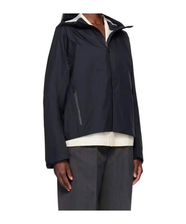 Canada Goose Horizon Zip-up Hooded Windbreaker - Black