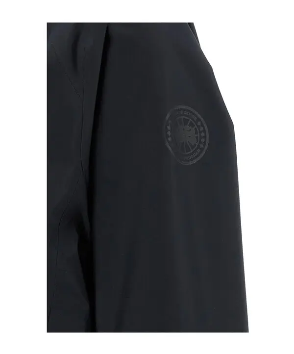Canada Goose Horizon Zip-up Hooded Windbreaker - Black
