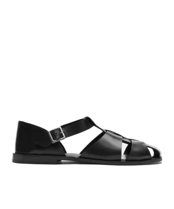 SCAROSSO Apollo Buckle Fastened Sandals - Black