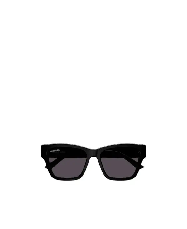 Balenciaga Rectangular Frame Sunglasses - Black