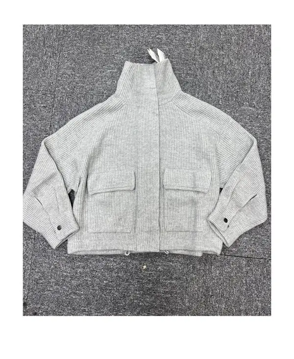 Brunello Cucinelli Ribbed Knit Lapel Cardigan With Pockets