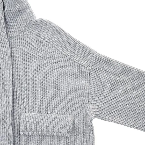 Brunello Cucinelli Ribbed Knit Lapel Cardigan With Pockets