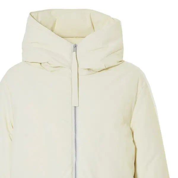 JIL SANDER Padded Zip-up Down Jacket With High Collar