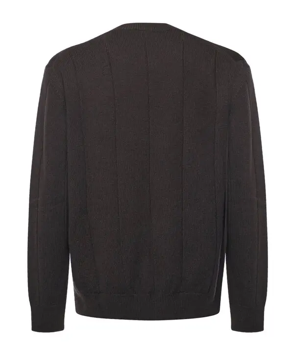 Eleventy Ribbed Crew Neck Knitwear