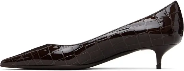 JIMMY CHOO Amelia Pointed Toe Kitten Heel Pumps