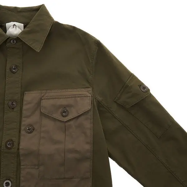 TEN C Long-sleeved Shirt - Green