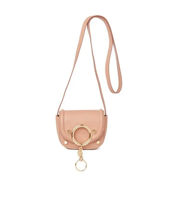 See By Chloé Mini Mara Shoulder Bag - Nude