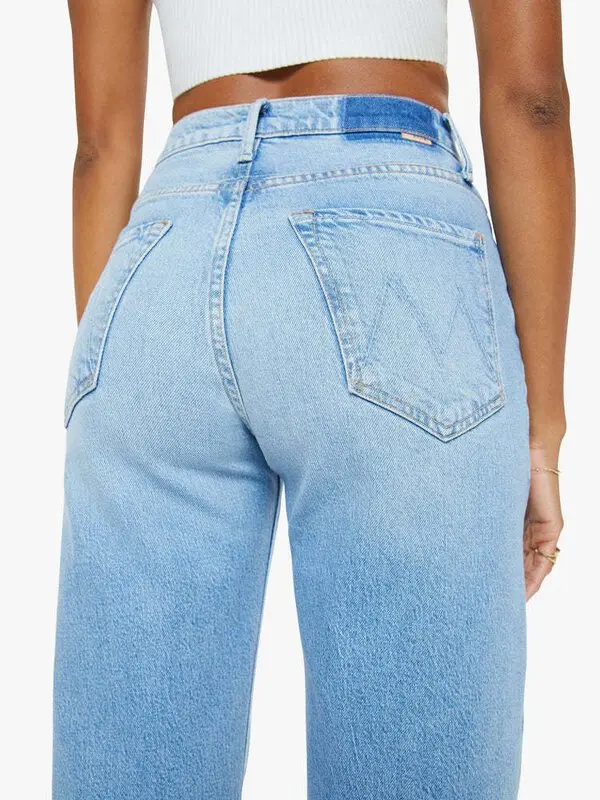 MOTHER High-waist Wide-leg Jeans - Blue