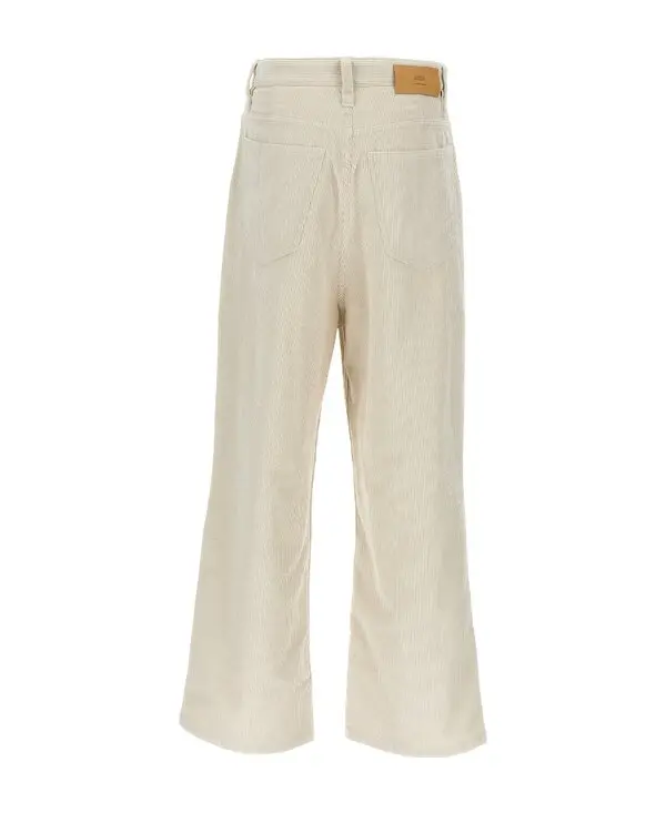 AMI Paris Corduroy Straight Leg Trousers
