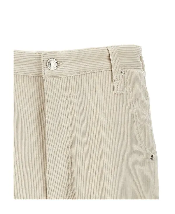 AMI Paris Corduroy Straight Leg Trousers