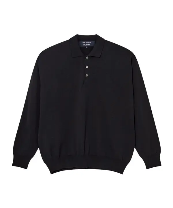Comme Des Garçons Long-sleeved Knitted Sweater