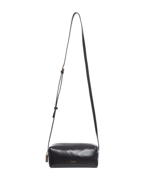 Khaite Kye Logo Printed Mini Crossbody Bag - Black