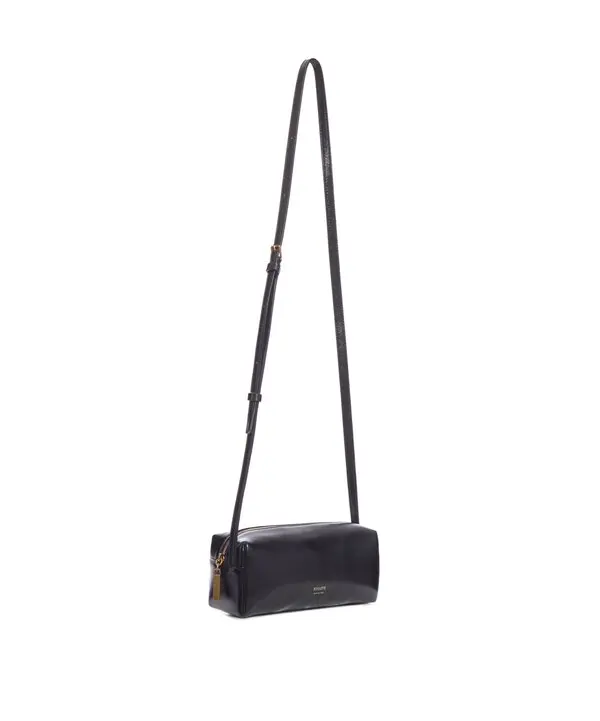 Khaite Kye Logo Printed Mini Crossbody Bag - Black