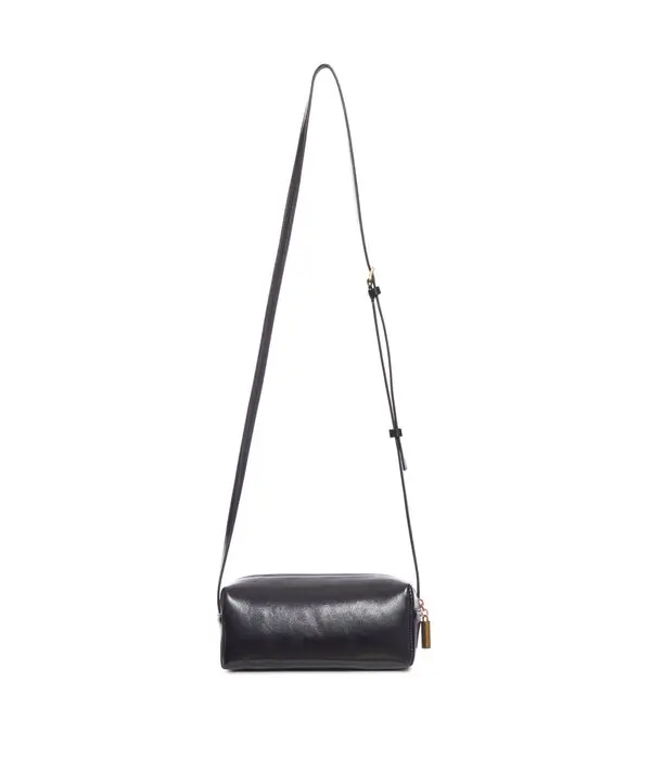 Khaite Kye Logo Printed Mini Crossbody Bag - Black
