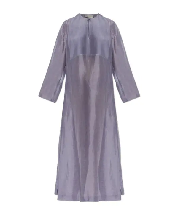 Tory Burch Pleated Bib Caftan Dress