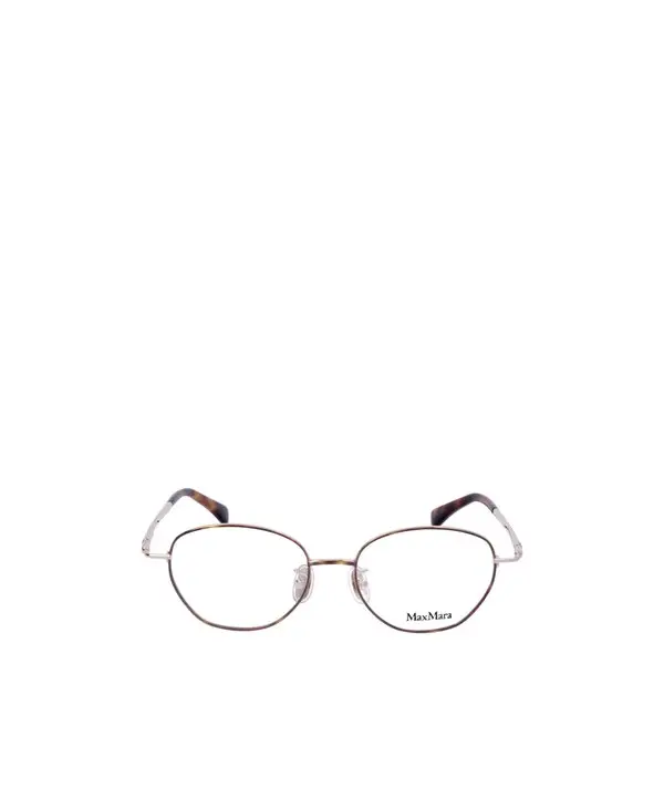 Max Mara Oval Frame Glasses - White