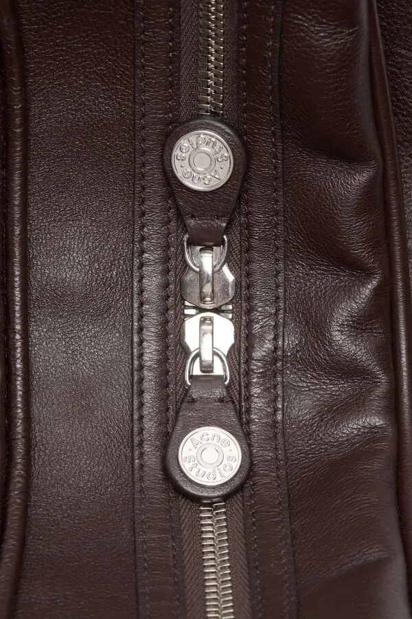 Acne Studios Camera Zipped Shoulder Bag - Black