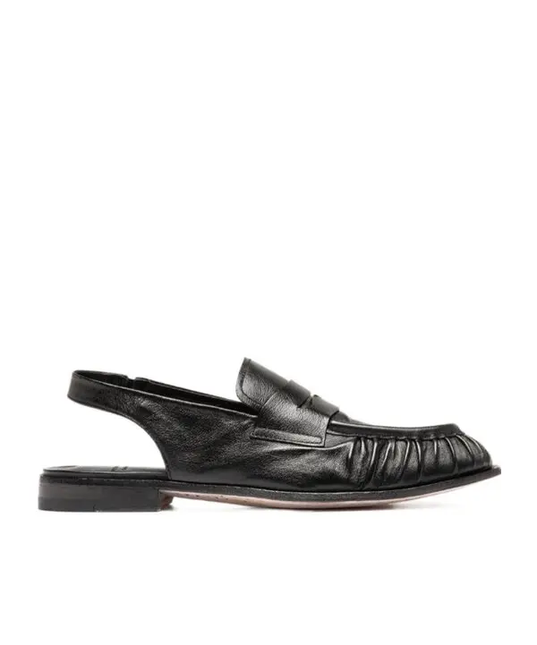Officine Creative Leather Slingback Loafers