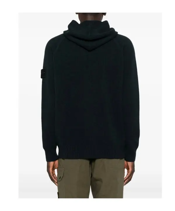 Stone Island Hooded Zip-up Jumper