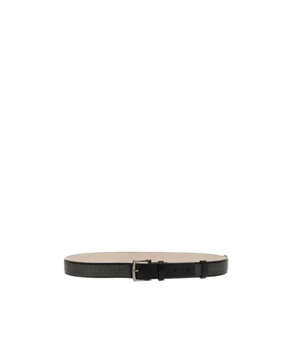 Brunello Cucinelli Monile Embellished Leather Belt - Black