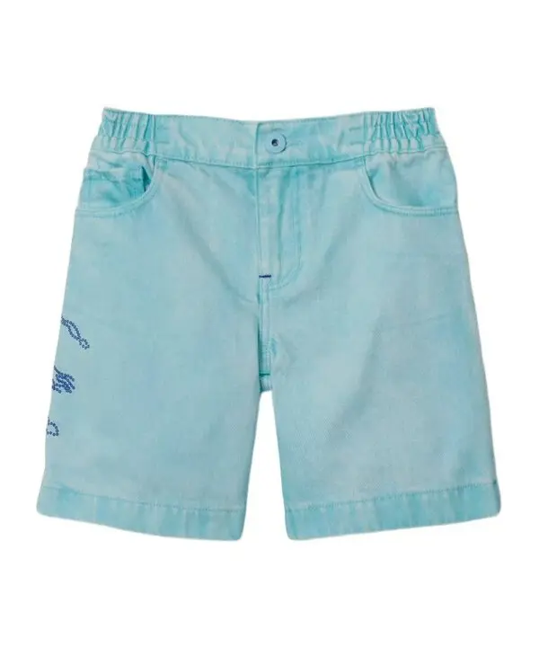 Burberry Denim Shorts - Cloud Blue