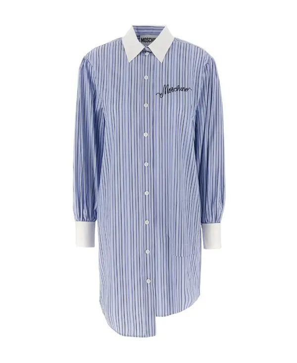 Moschino Long Sleeved Dress - Blue
