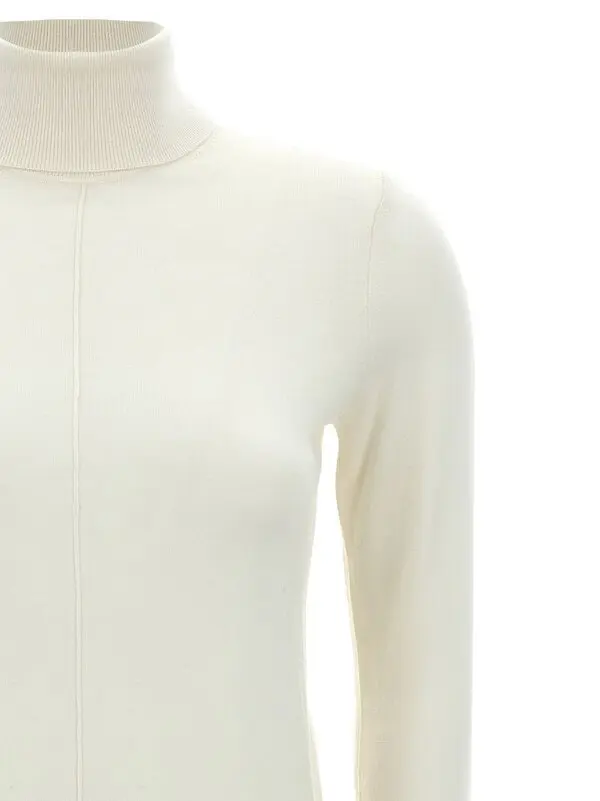 Chloé Logo Embroidered Roll-neck Sweater