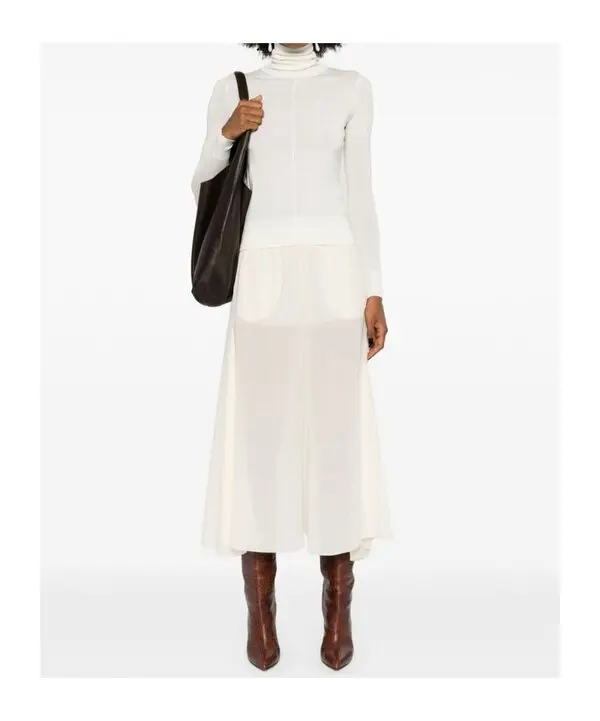 Chloé Logo Embroidered Roll-neck Sweater