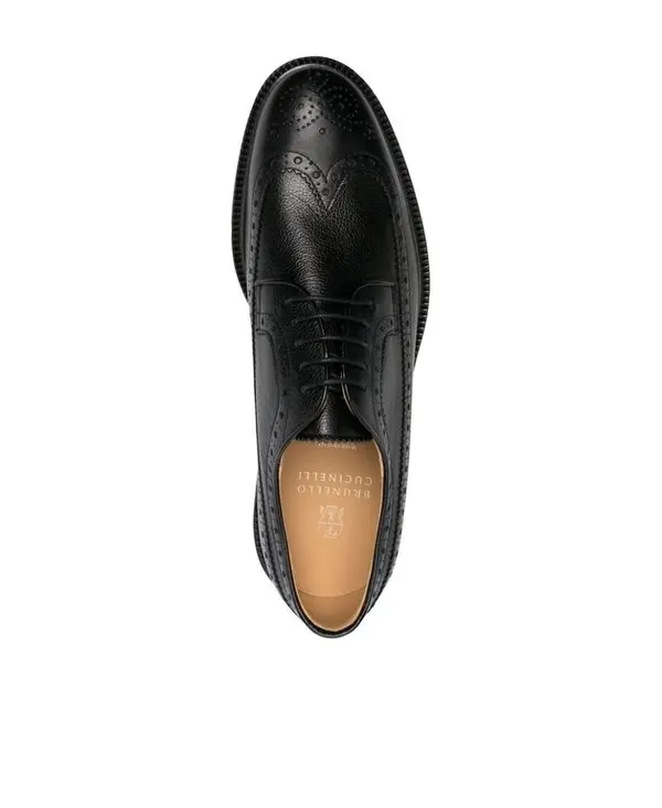 Brunello Cucinelli Polished Finish Oxford Shoes