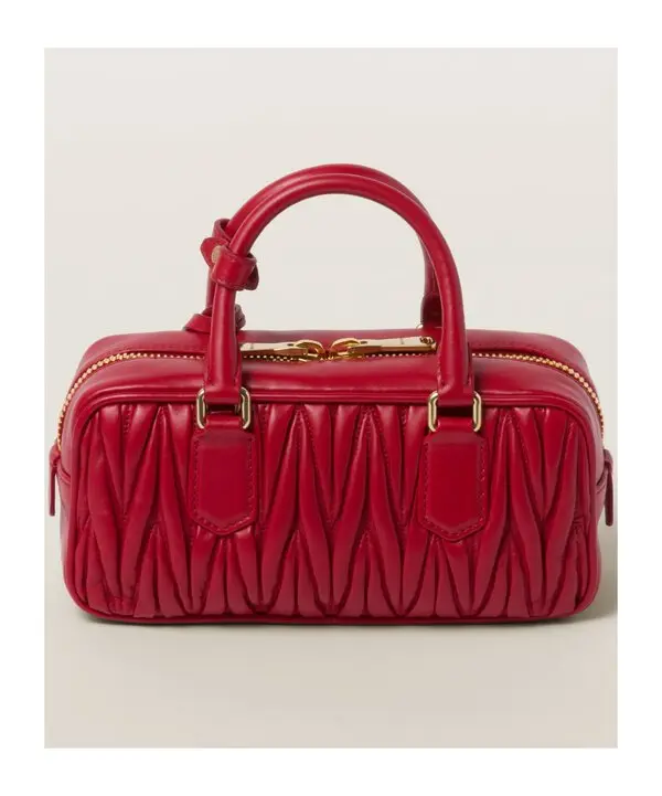 Miu Miu Matelassé Zipped Handbag